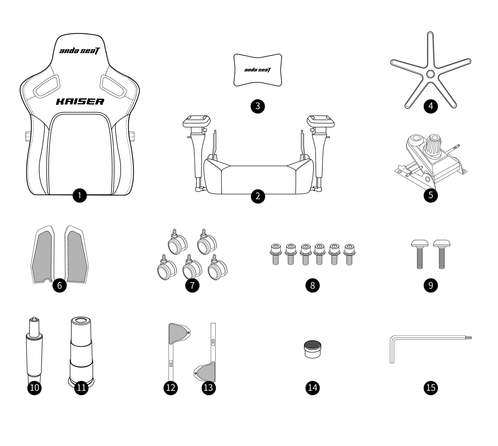 Herní židle Kaiser 4 V2 XL Anda Seat - Anda Seat